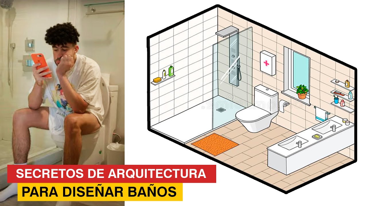 How to design a bathroom and not fail in the attempt 💩 Minimum measurements