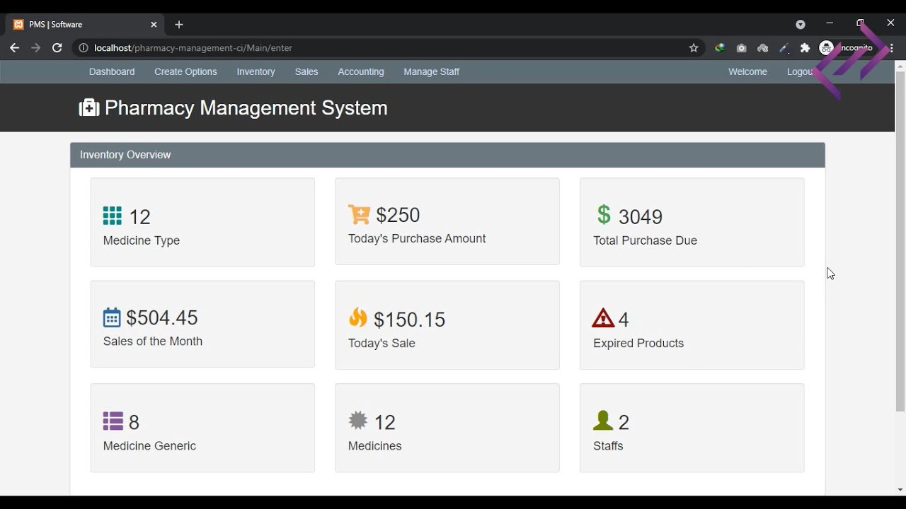 Pharmacy Management System in PHP MySQL CodeIgniter with Source Code - CodeAstro