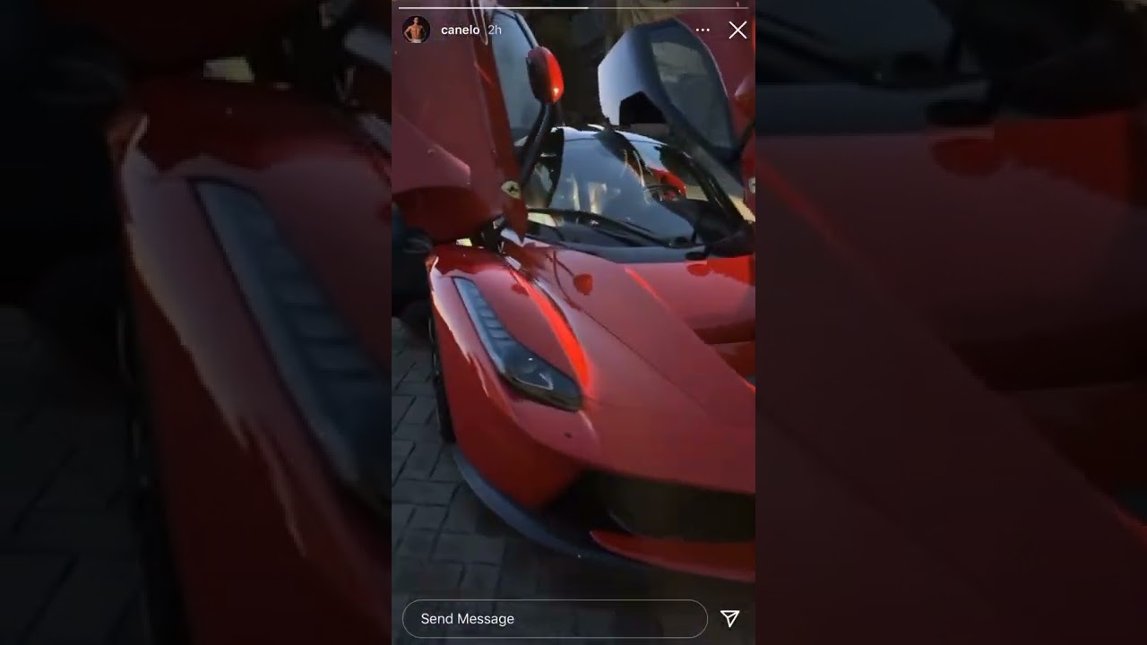 Canelo Alvarez Reminds Everyone He Owns a Ferrari LaFerrari - autoevolution