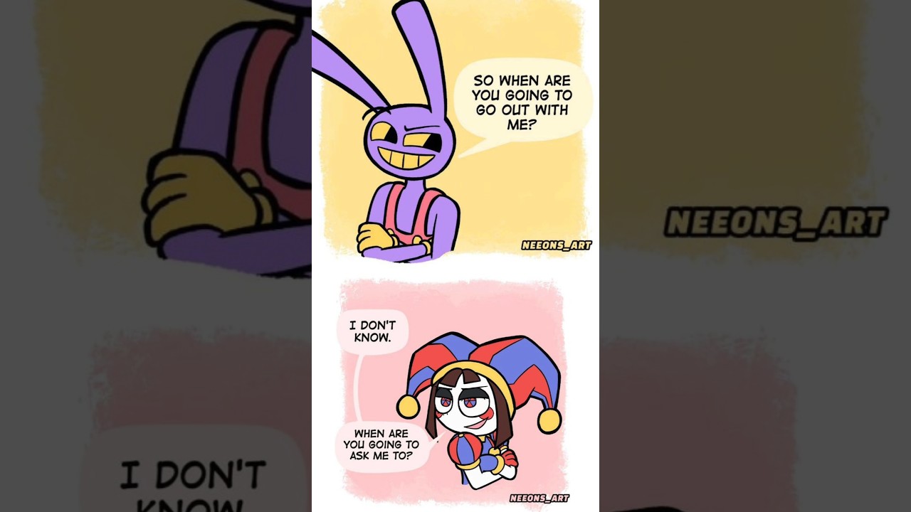 Pomni Flirts Back!😳😏🔥The Amazing Digital Circus Comic Dub