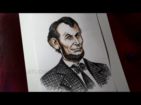 How to Draw Abraham Lincoln Detailed Drawing for Kids – Bitesha Hernandez