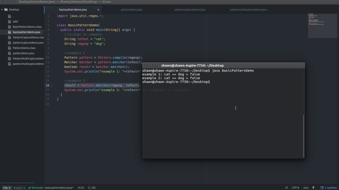 Java Regular Expressions(Pattern Matching)
