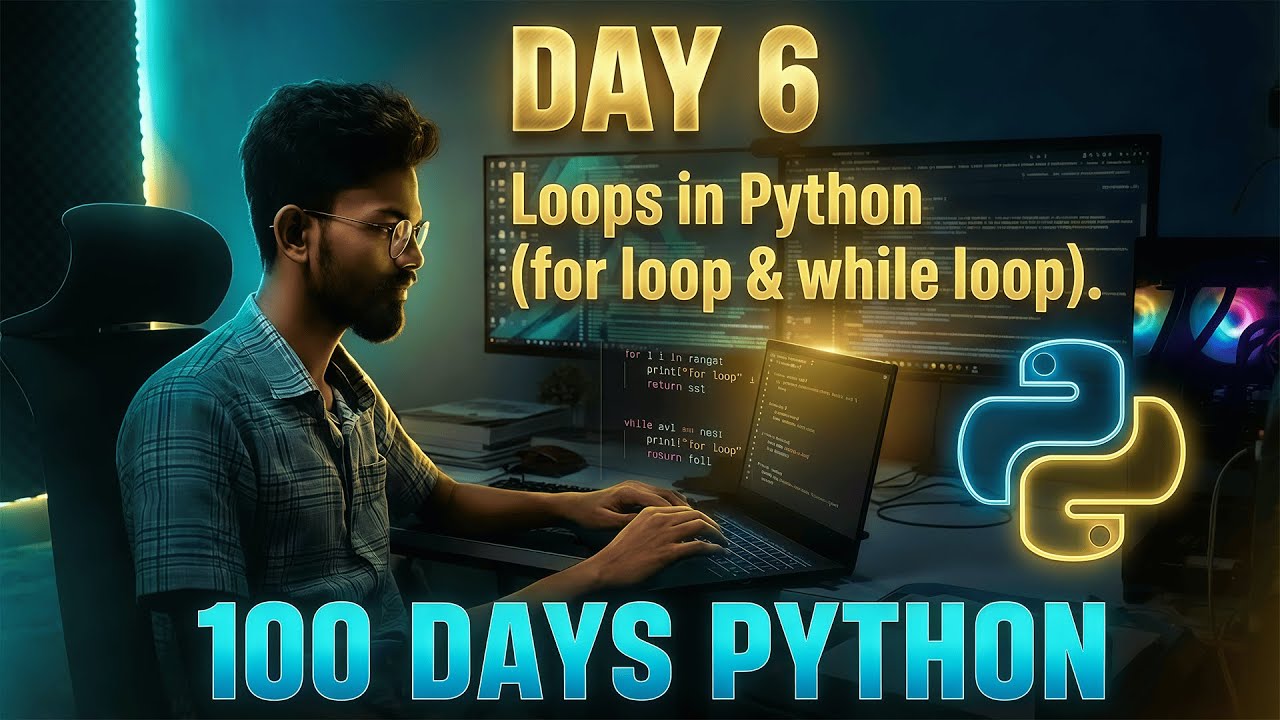 Day 6 – 100 Days of Python Challenge | Starting My Coding Journey #Python #100DaysOfCode