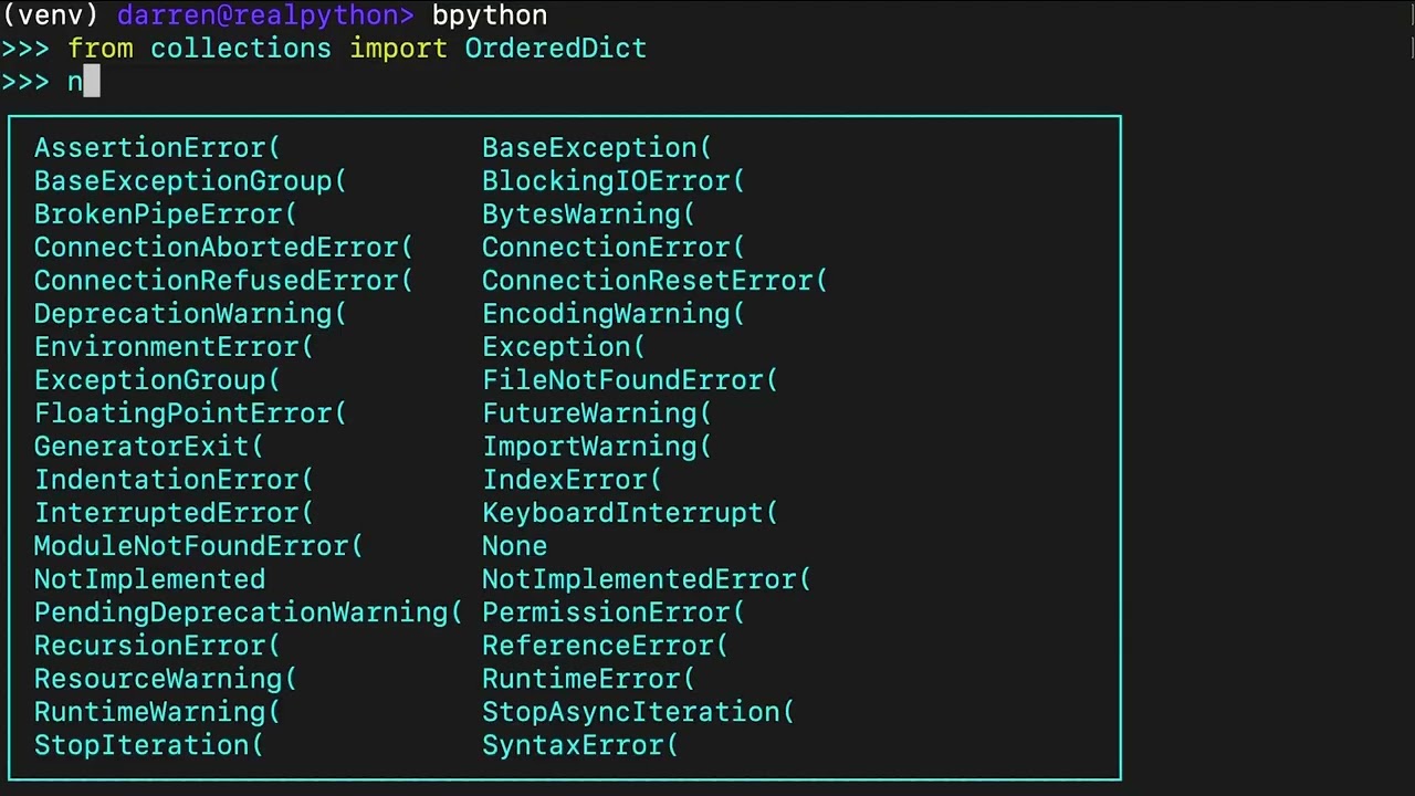 Unique Features of Python's OrderedDict