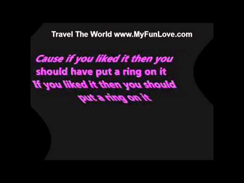 Beyonce Single Ladies Lyrics - Beyoncé (all the single ladies)