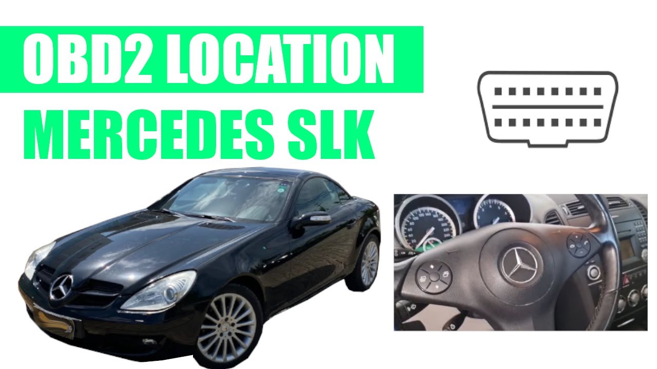 Mercedes-Benz SLK [2004-2010]: OBD2 Port Diagnostic Location (tutorial)