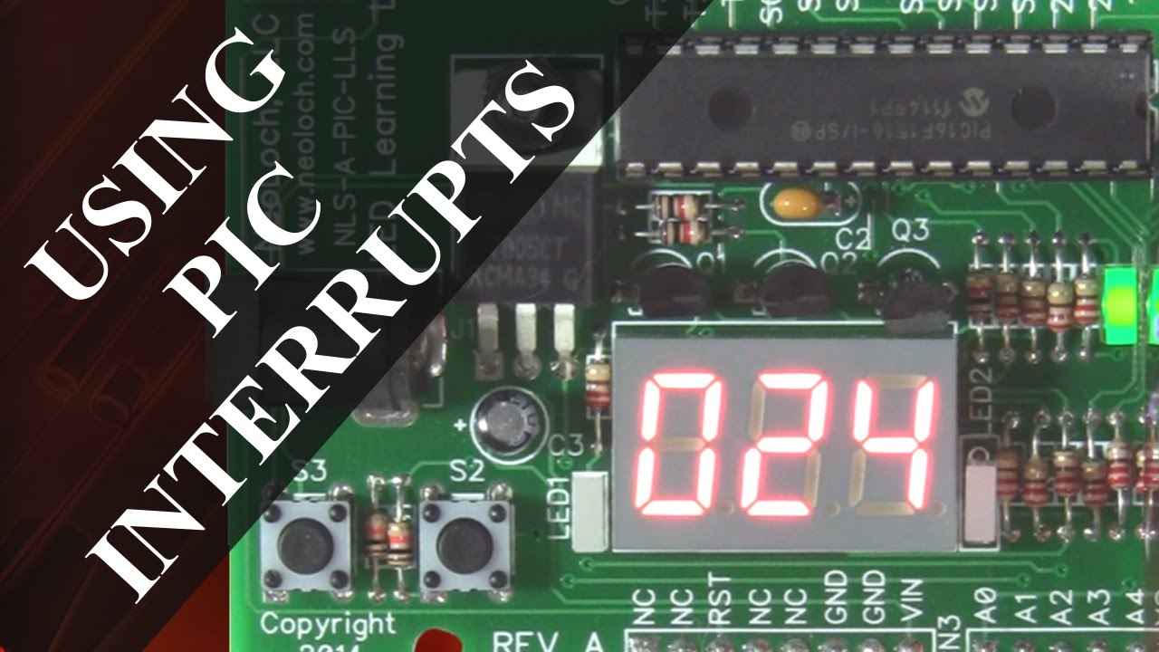 David's Lab: Using PIC Interrupt to Drive a LED Display