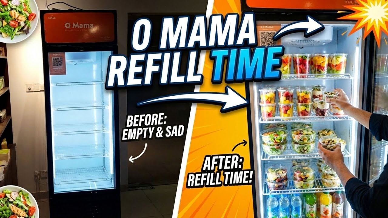 O Mama | Smart Fridge Vending Machines in Bangladesh | Fresh Food 24/7