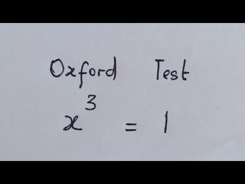OXFORD TEST QUESTION | Can you find all solutions ?