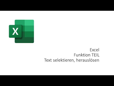 Excel Funktion TEIL