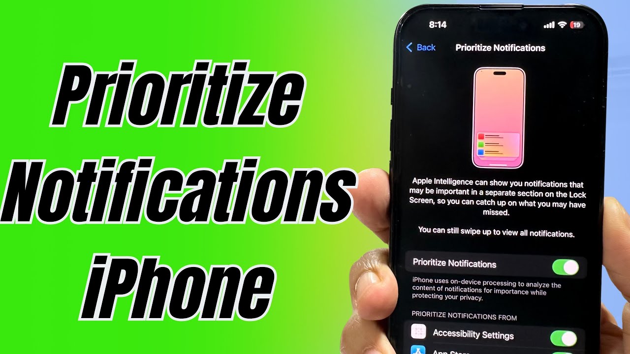 How to Enable Priority Notifications on iPhone - iOS 18.6.2