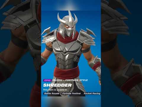 Steam Community :: Video :: Fortnite | Shredder Outfit 👌