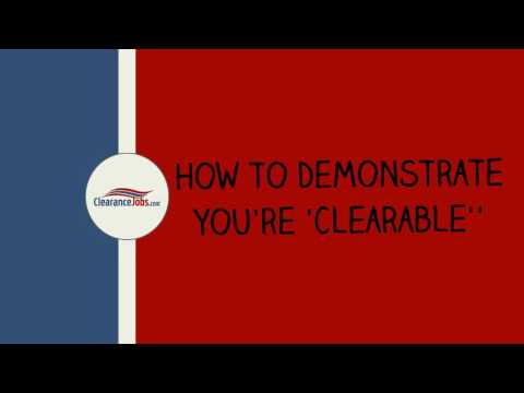 Applying for Security Clearance Jobs