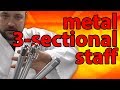 High Strength Aluminum Three Sectional Staff - Metal San Setsu Kon ...