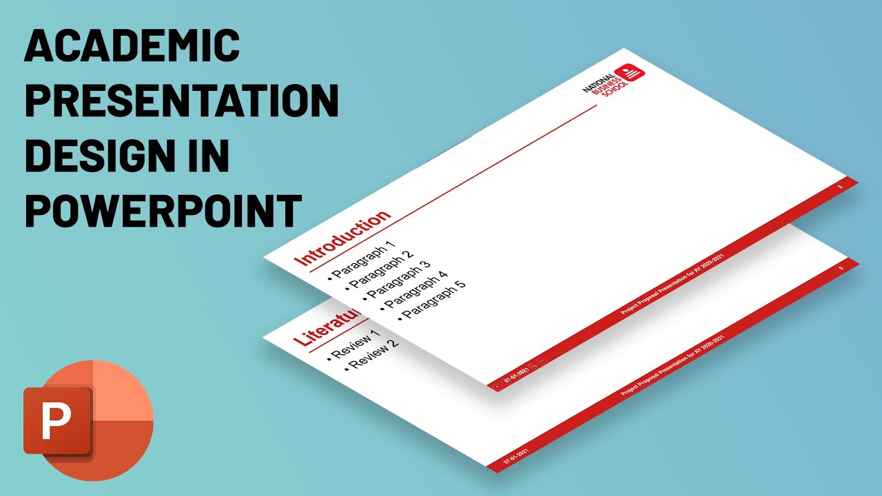Academic Presentation Template Design in PowerPoint | The Office Guys Tutorials