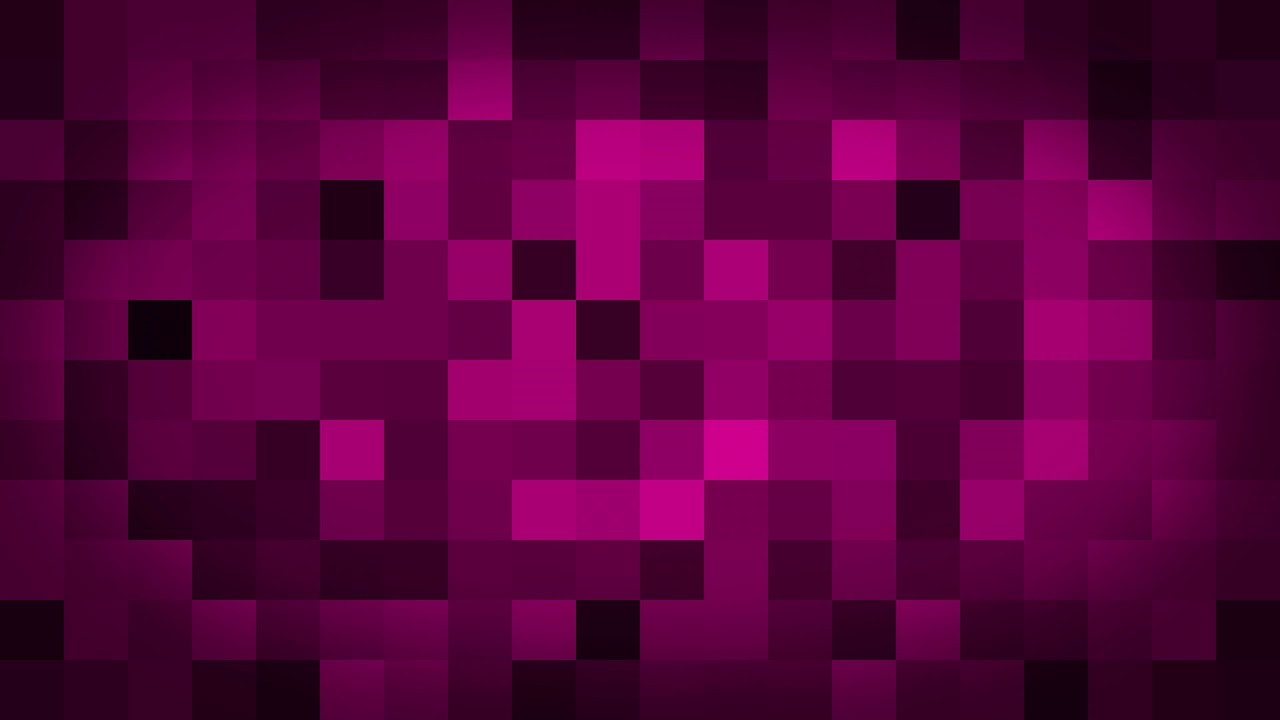 Pink glowing pixels square abstract background Free Stock Video