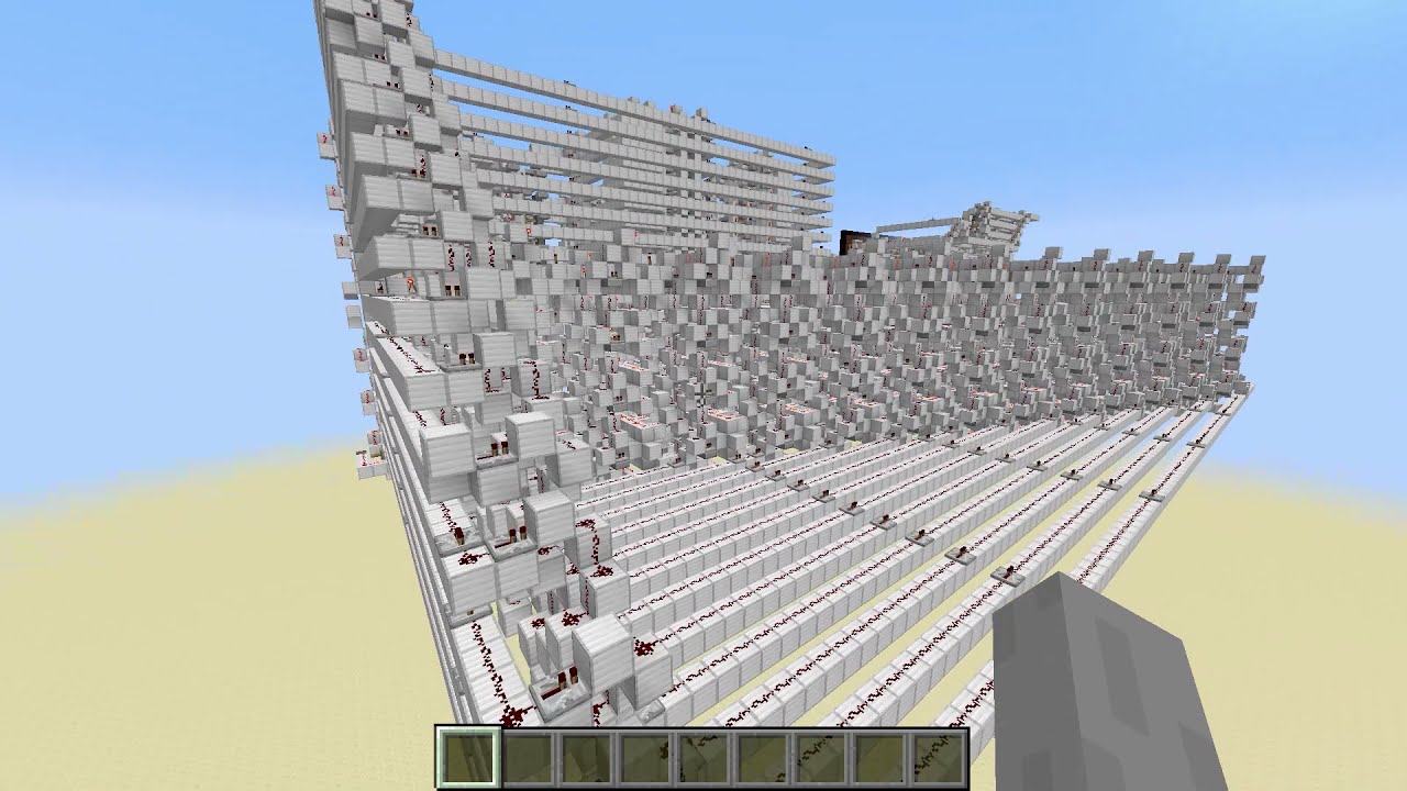 working minecraft calculator (+ map download)