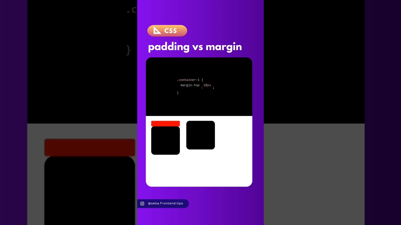 Learn Padding vs Margin Using Animation