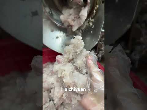 Fish meat extraction machine #fishprocessing #fishing #food #fish