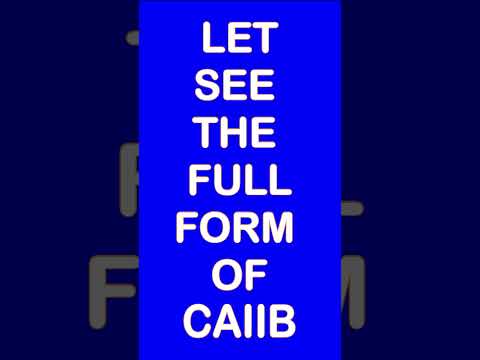 CAIIB full form