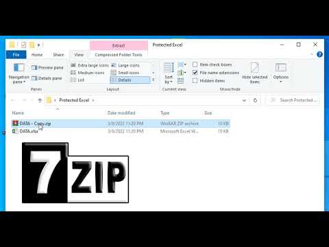 Lost Password: Unprotect Excel Sheet without password using ZIP
