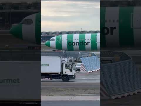 Flight Movements at Frankfurt Airport Germany | Condor Flight | #flight #frankfurtairport #germany