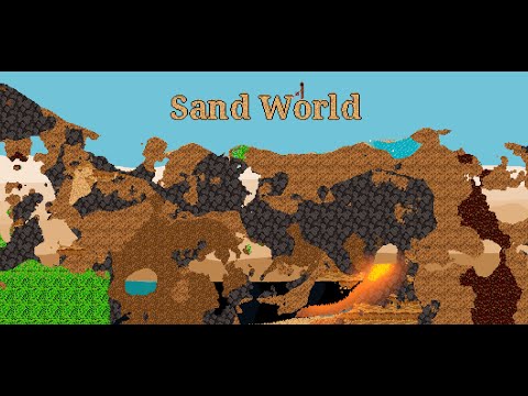 Sand World - Particle simulation in an infinite world now!
