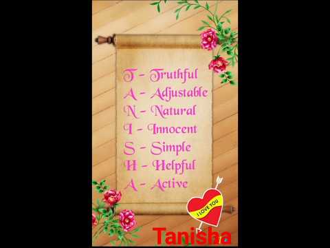#Meaning of Tanisha's name#
