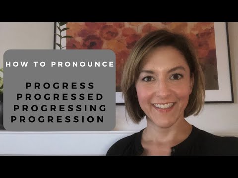 How to Pronounce PROGRESS, PROGRESSED, PROGRESSING, PROGRESSION English Pronunciation #learnenglish