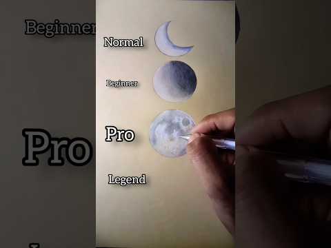 Chandrayan 3 ๐ฐ๏ธ ๐ Moon Drawing Sketch normal vs legend #drawing #moon #sketch #chandrayan3 ๐ฎ๐ณ