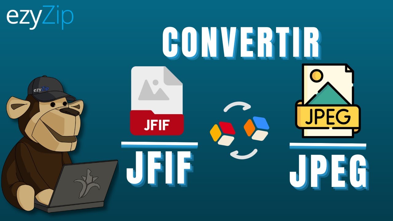 Convertissez JFIF en JPEG en ligne (Rapide !) - ezyZip