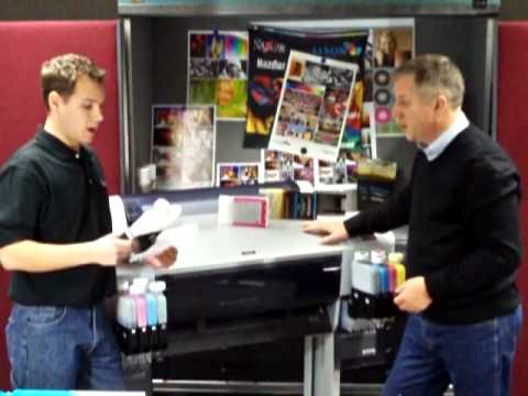 Lyson 8b) NEW: Lyson wide-format cost-saving solutions
