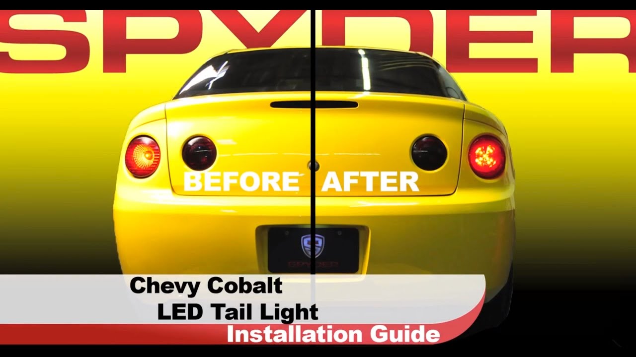 Spyder Auto Installation: 2005-10 Chevrolet Cobalt Coupe LED Tail Lights