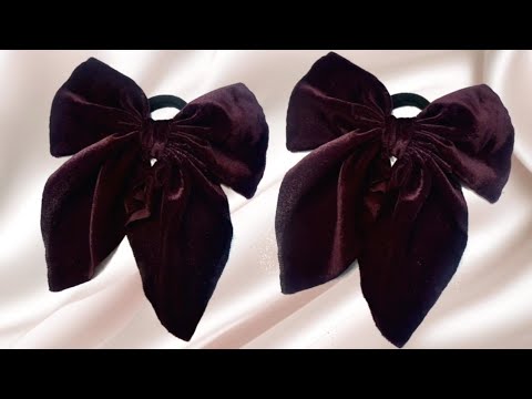 Hair Bow with Long Tails | How to make Bows with Tails | Long Tail Hair Bow Tutorial