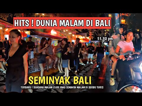 NIGHTLIFE IN BALI | SEMINYAK BALI AT NIGHT