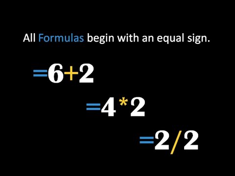 Excel 2007: Formulas