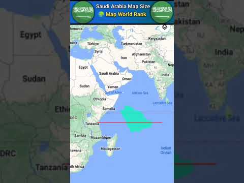 Saudi Arabia Map size 🇸🇦🇸🇦।। Saudi Arabia Map world Rank 🌍!!