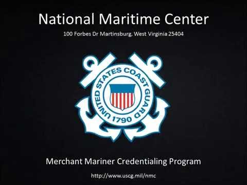 National Maritime Center: CG-719KE Entry Level application