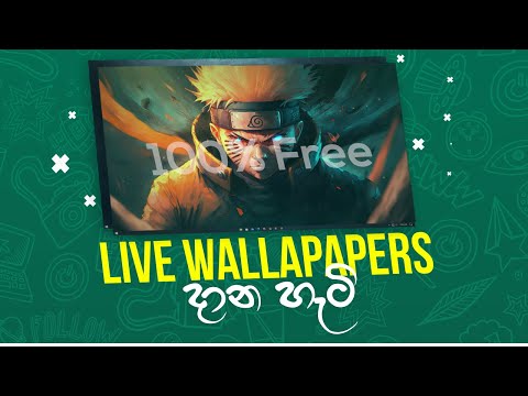 How To Get LIVE WALLPAPERS For Windows | Sinhala