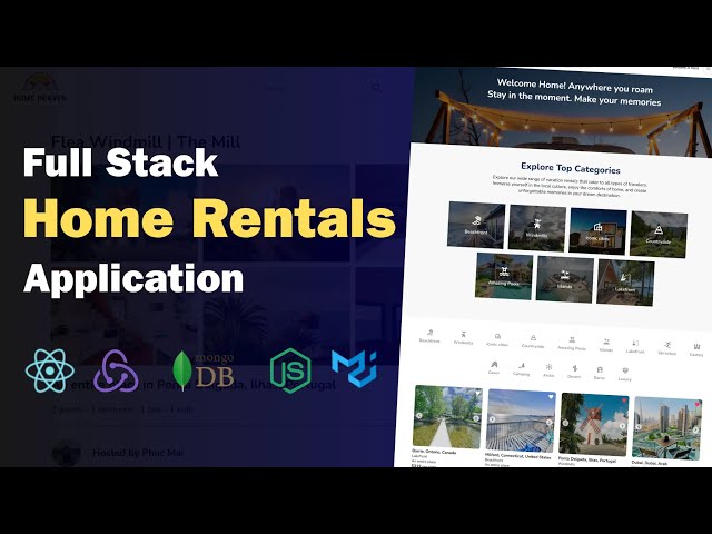 Building a Full Stack Home Rentals Application with React, Redux, Node.js, and MongoDB | Galaxy.ai