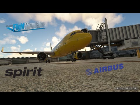 Flying Spirit Airlines A320NEO to Miami International Airport