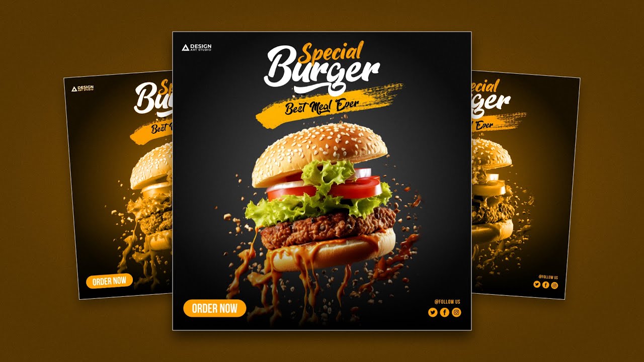 Burger Poster Design Affinity Designer Tutorial