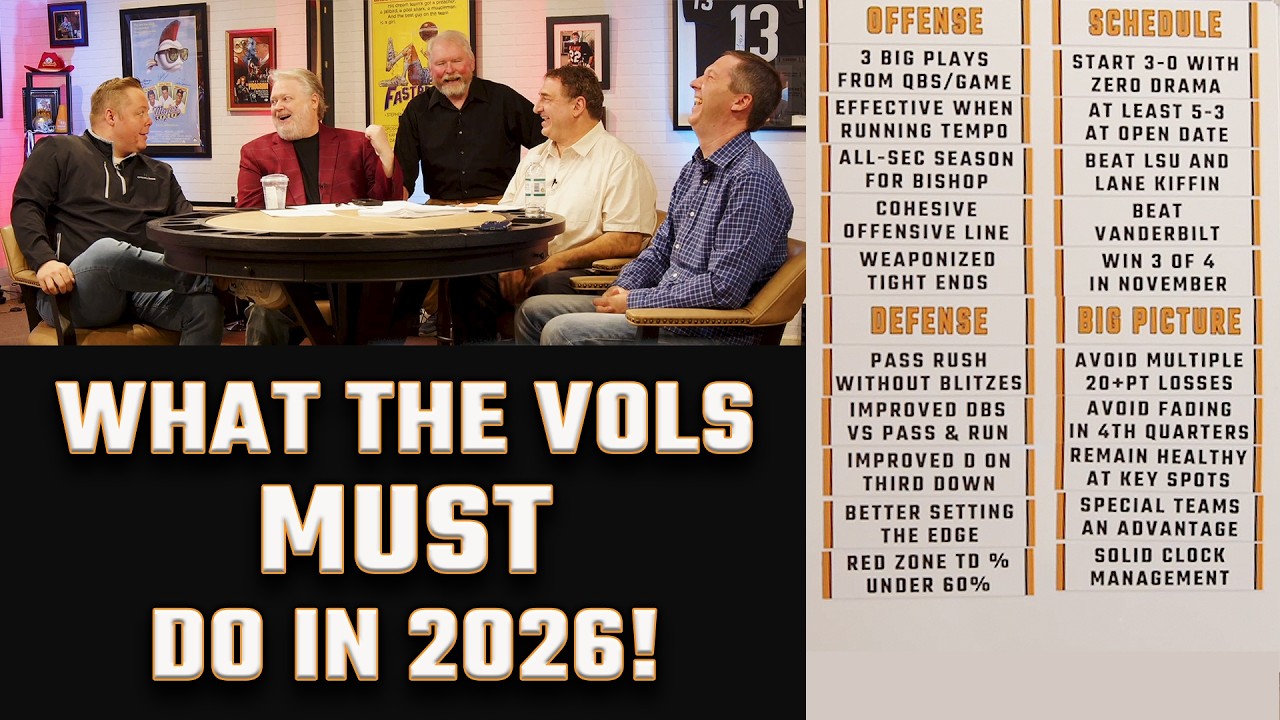 Drafting What The Vols MUST Do To Win In 2026 - Sports Source Full Show