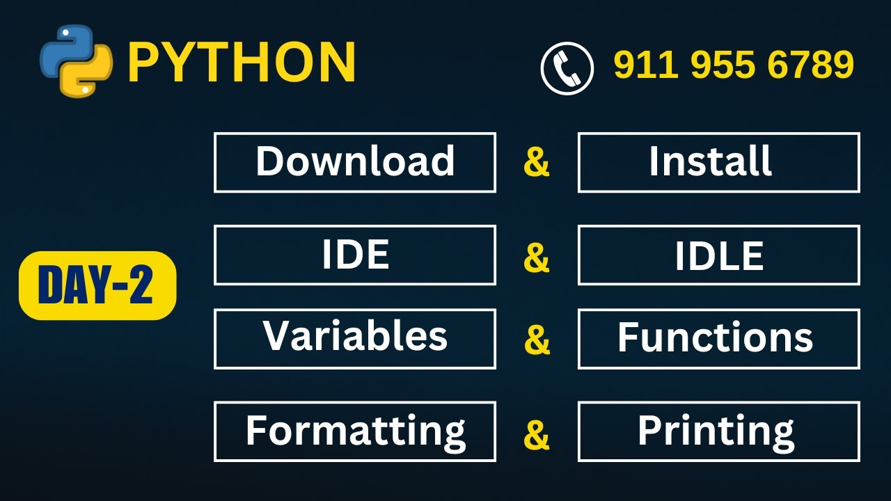 Python | Installation | IDLE | Variables in Python | By Srinivas | Ameerpet Technologies