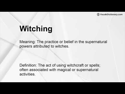 Witching Meaning
