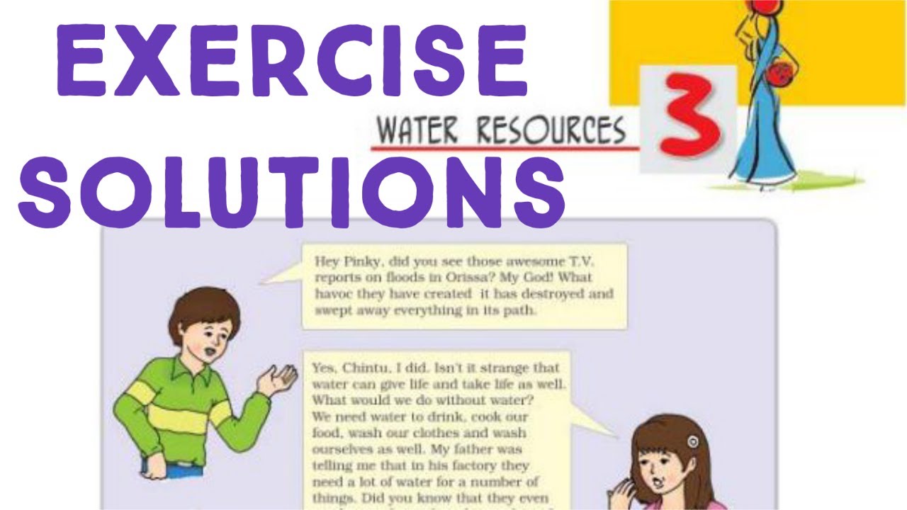 NCERT Class 10 Geography Chapter 3 - Water Resources Exercise