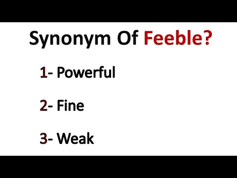 Test Your English Vocabulary - Synonyms Quiz - 10 -
