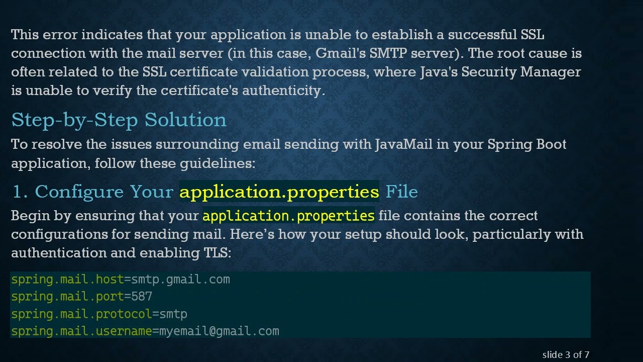 Fixing JavaMail Issues in Spring Boot: A Complete Guide to Sending Emails with Ease