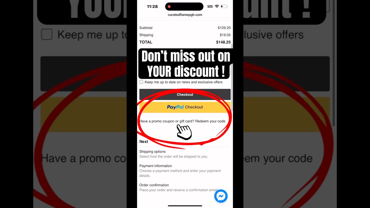 Where to Put a Discount Code at Checkout 💸