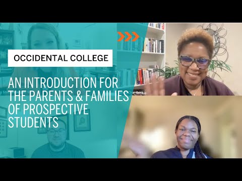 Occidental College Prospective Students and Families Panel
